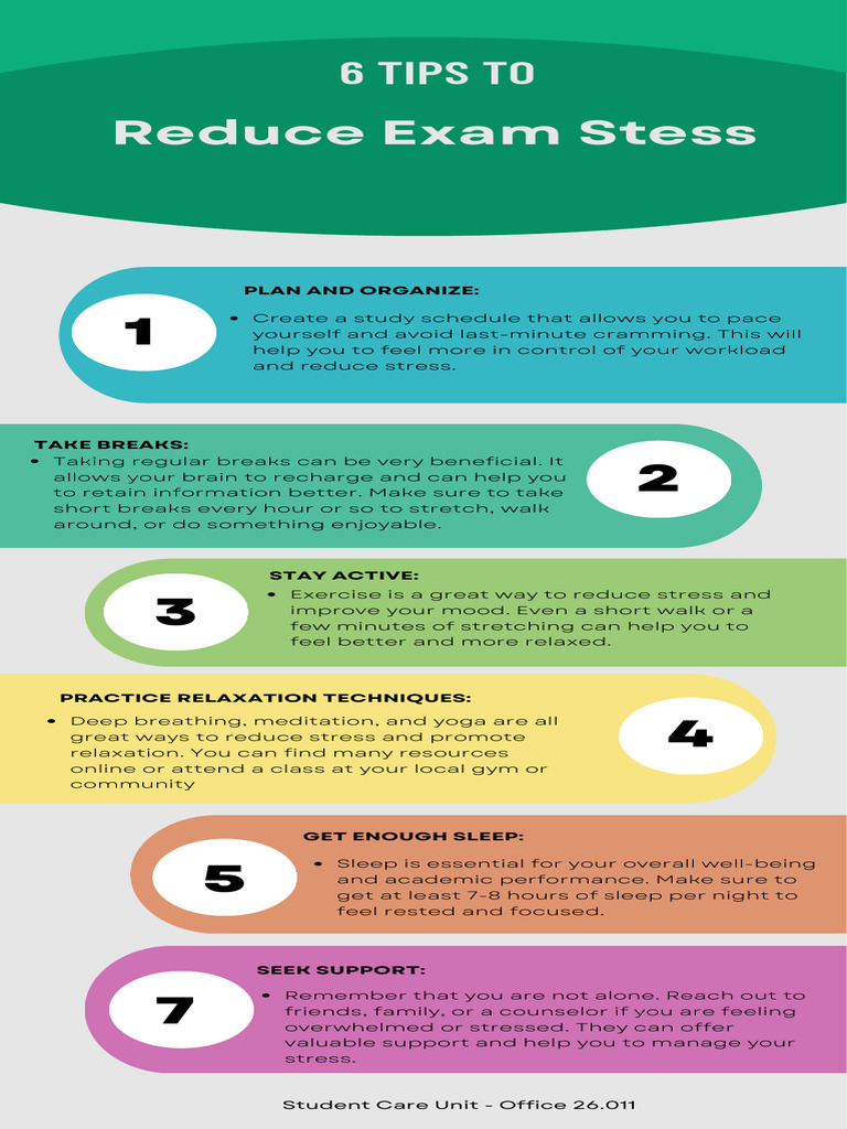 6 Tips to Reduce Exam Stress | PDF