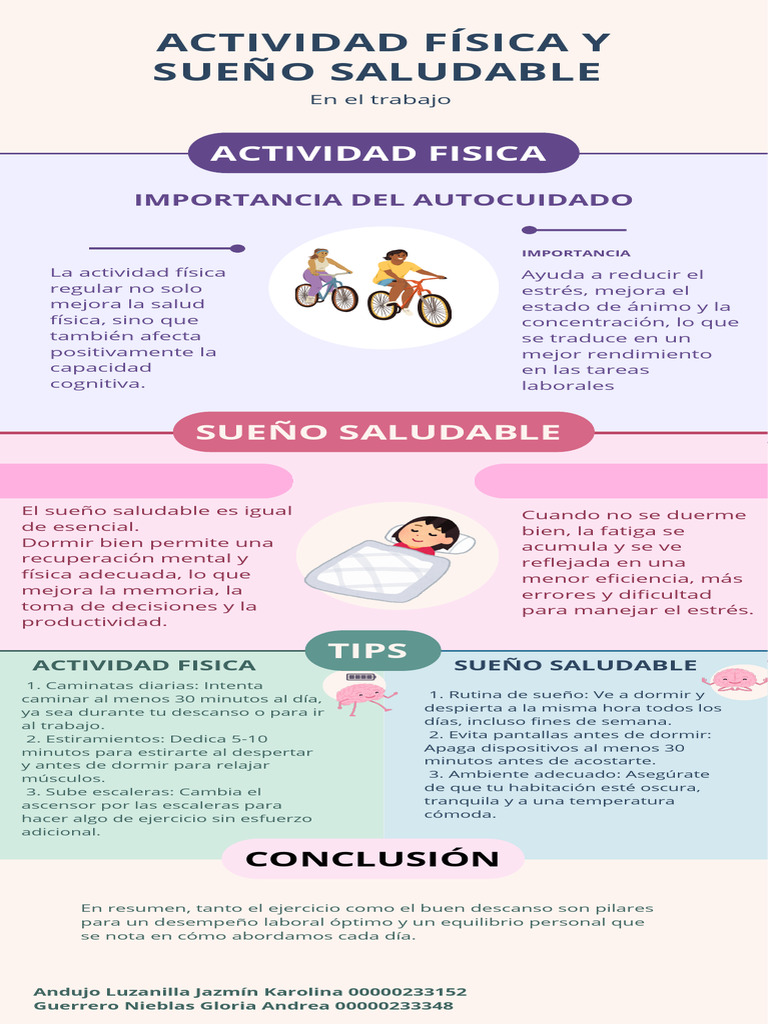 Ejercicio y Sueño para Mejorar Productividad | PDF | Dormir | Ciencias ...