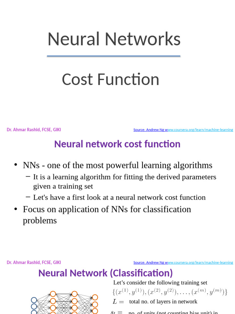 Soft Computing Lecture 5.3 Neural Networks II | PDF | Applied ...