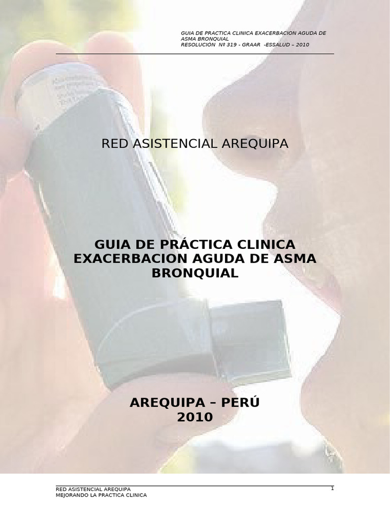 Manejo de La Exacerbacion Aguda de Asma Bronquial | PDF | Asma ...