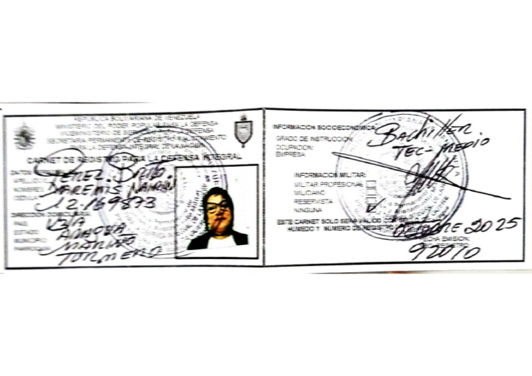 Carnet Yaremis | PDF