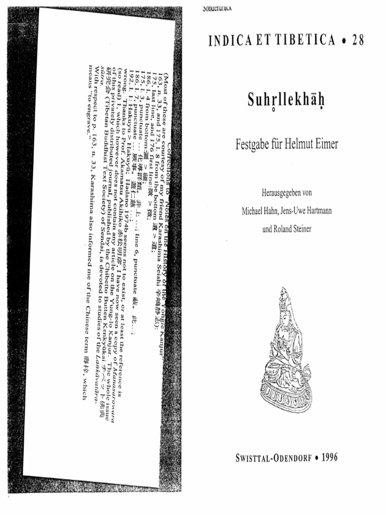 Silk - Notes On The History of Yung Le Kangyur | PDF | Tibetan Buddhism