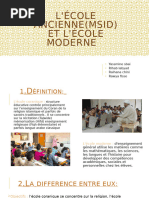 Évolution de l'école : hier et aujourd'hui | PDF