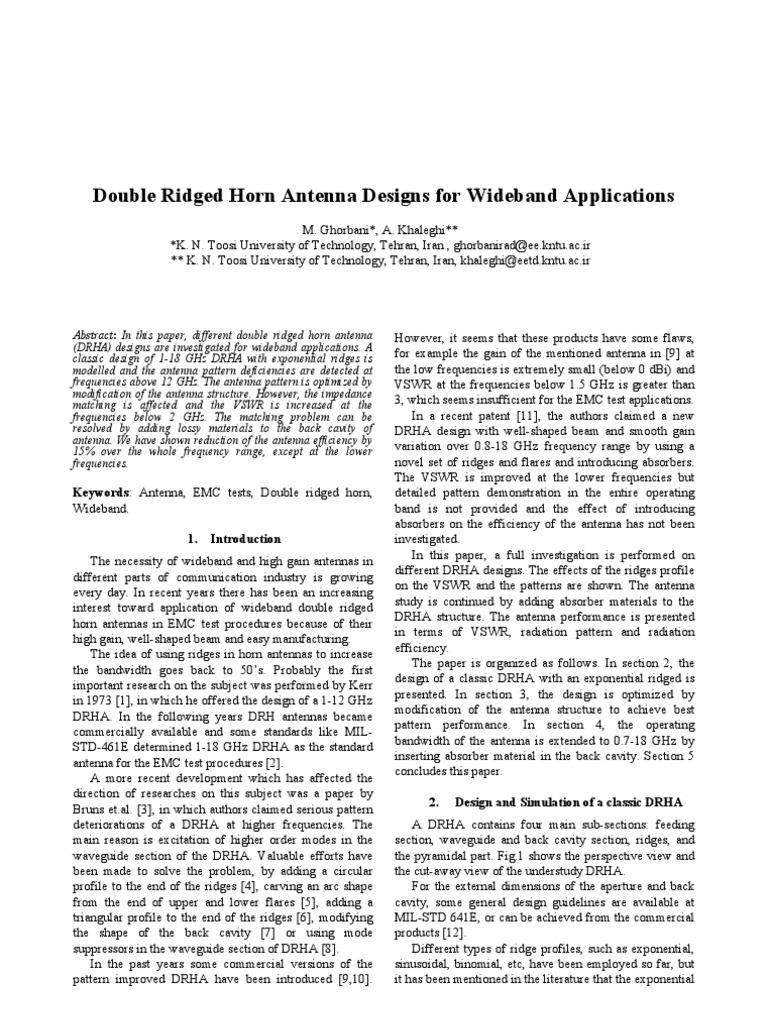 Waveguide Antenna | PDF | Waveguide | Computational Electromagnetics