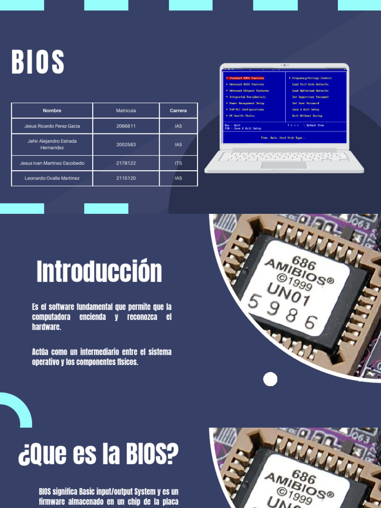 Funciones y Evolución de la BIOS | PDF | Arranque | Bios