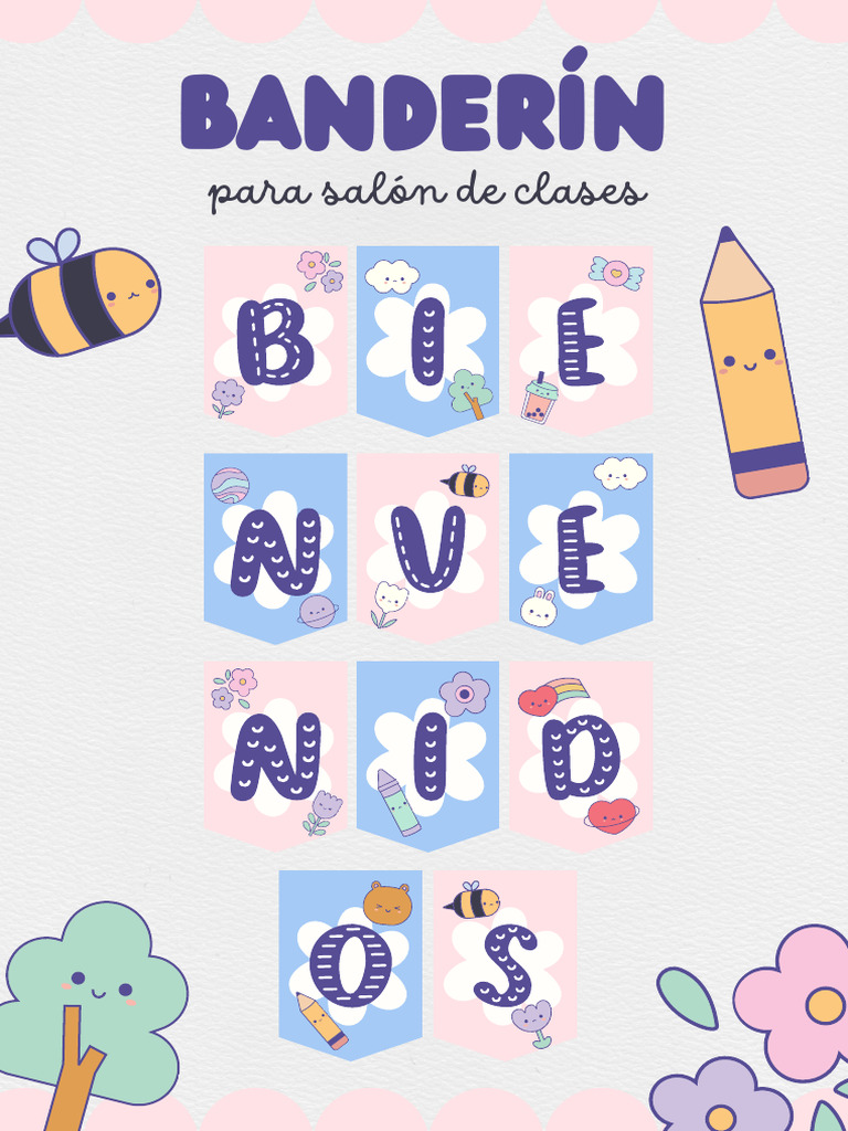 Banderin Bienvenidos | PDF