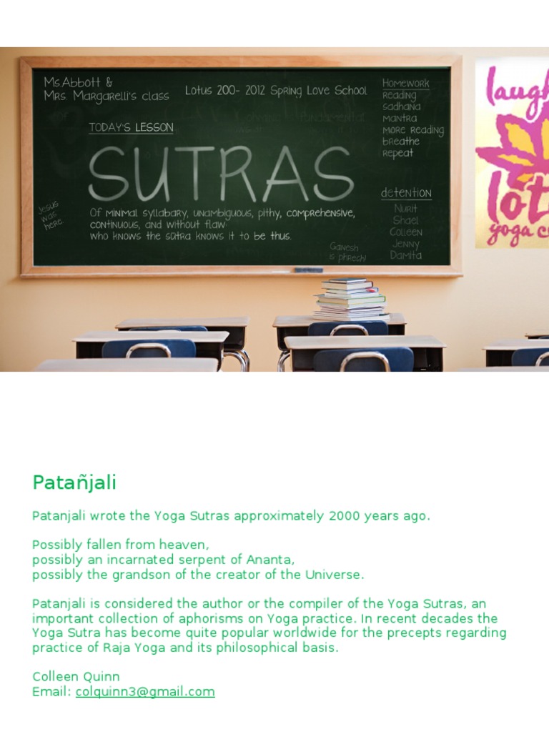 Sutras - A Compiled List | PDF | Dukkha | Yoga