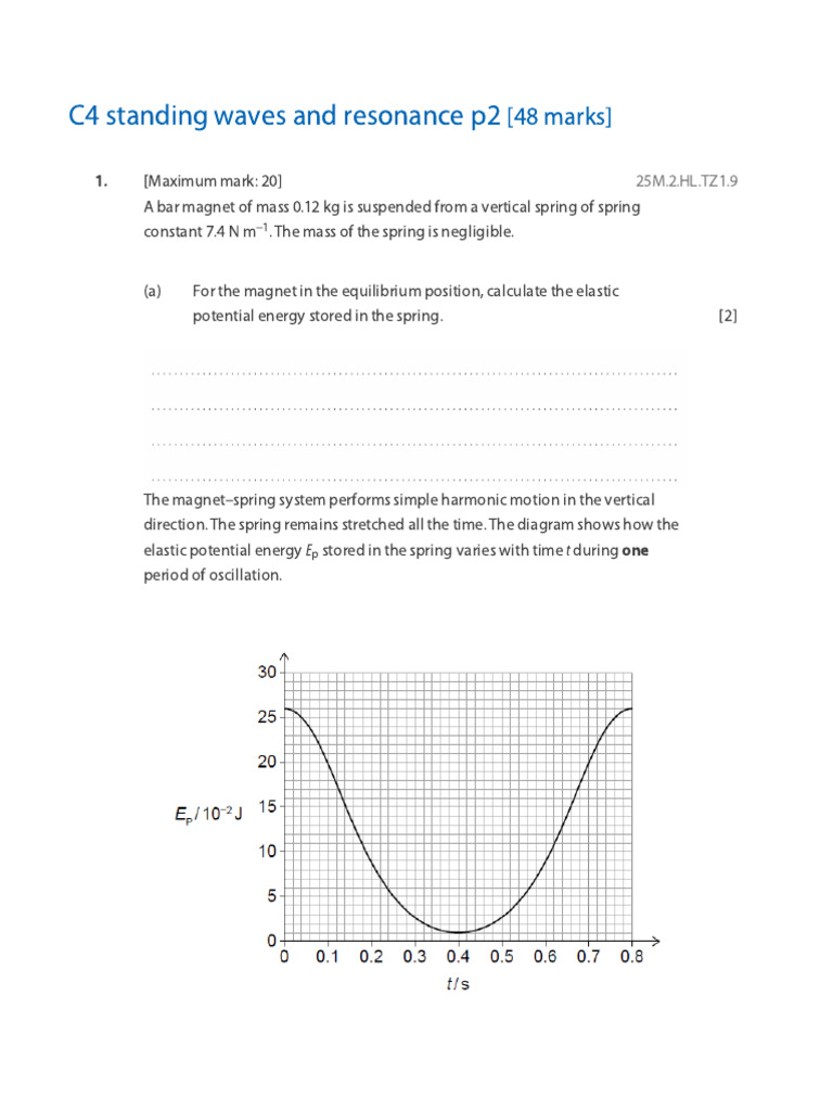 C4 Standing Waves and Resonance p2 | PDF | Waves | Resonance