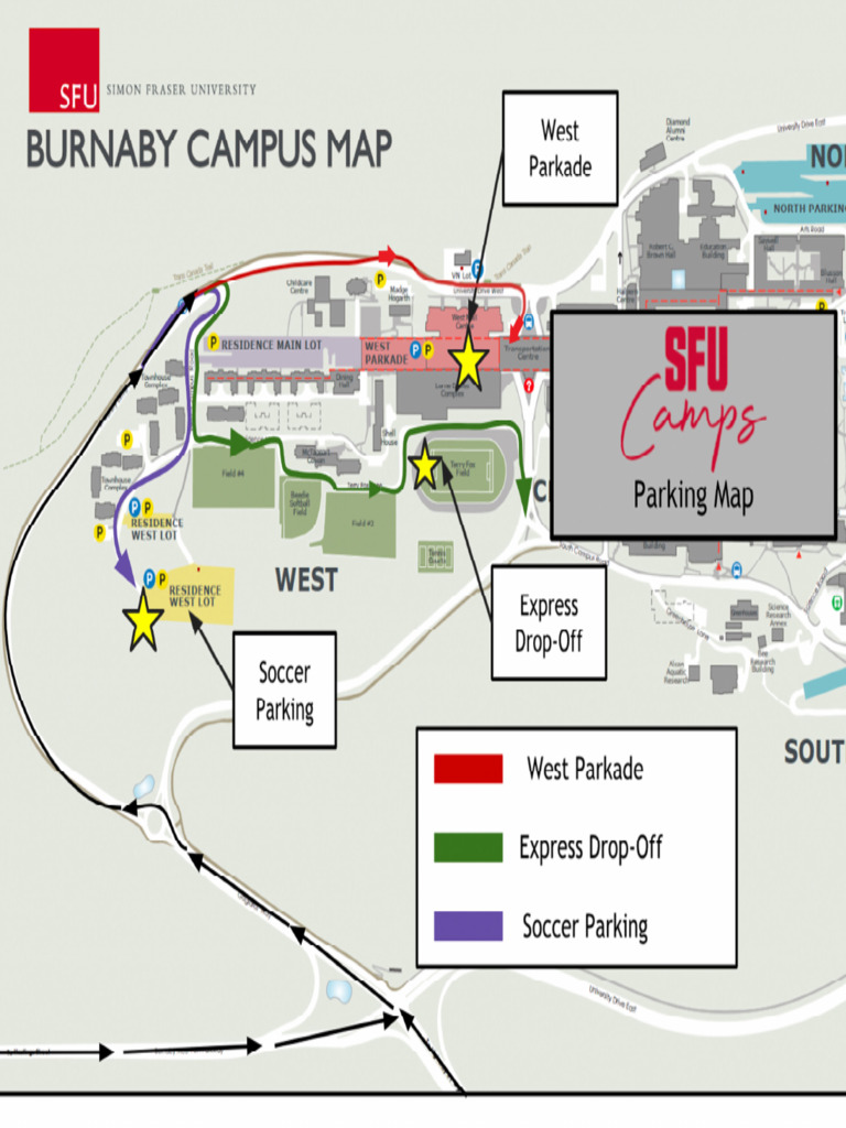 Summer 2022 - Parking Map (Updated) | PDF