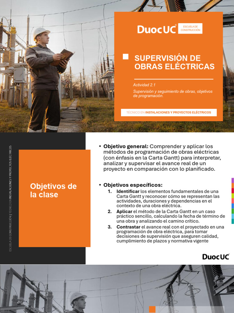 SAK4152 - Act. 2.1 - Supervisión y Seguimiento de Obras, Objetivos de Programación | PDF ...