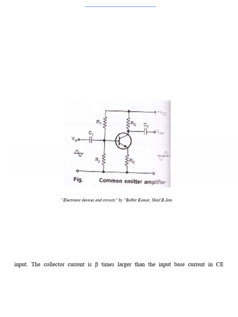 Ec3301 Electron Devices And Circuits Pdf Notes For Iii Unit Pdf