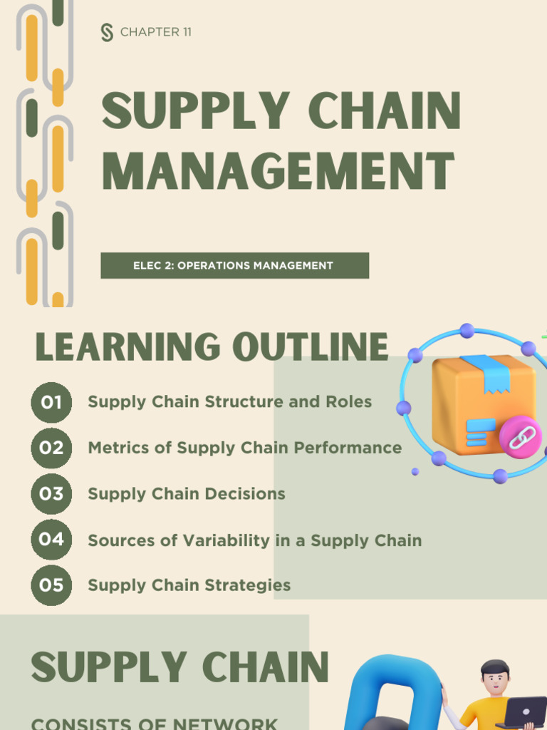 Supply Chain Management Overview | PDF | Performance Indicator | Supply ...