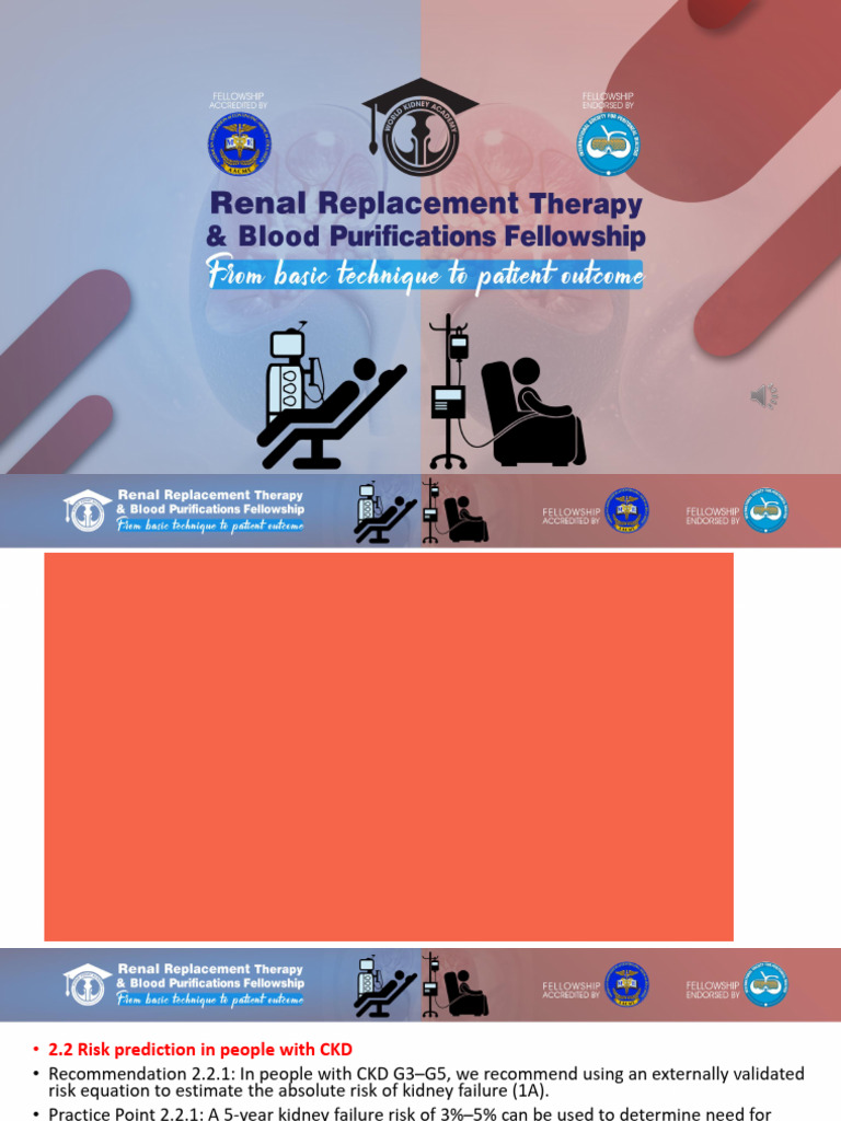 CKD Kidney Failure Risk Assessment Guide | PDF | Chronic Kidney Disease ...