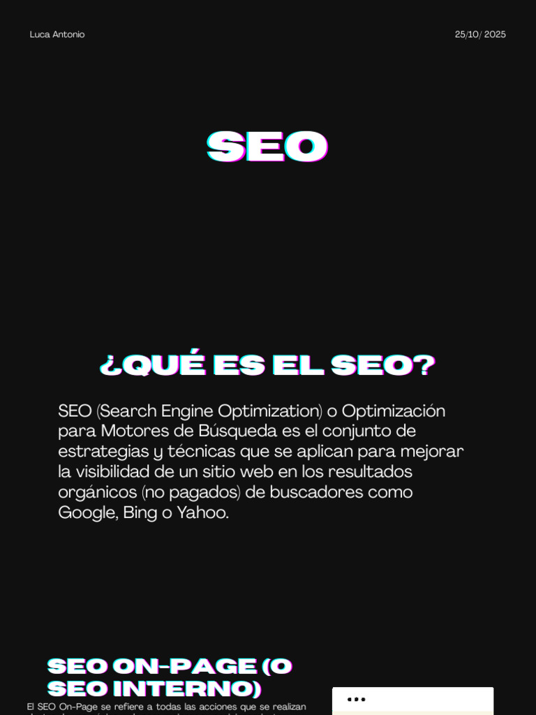 Brainstorm Presentation in Black Neon Bright Dark Mode Digital Style | PDF