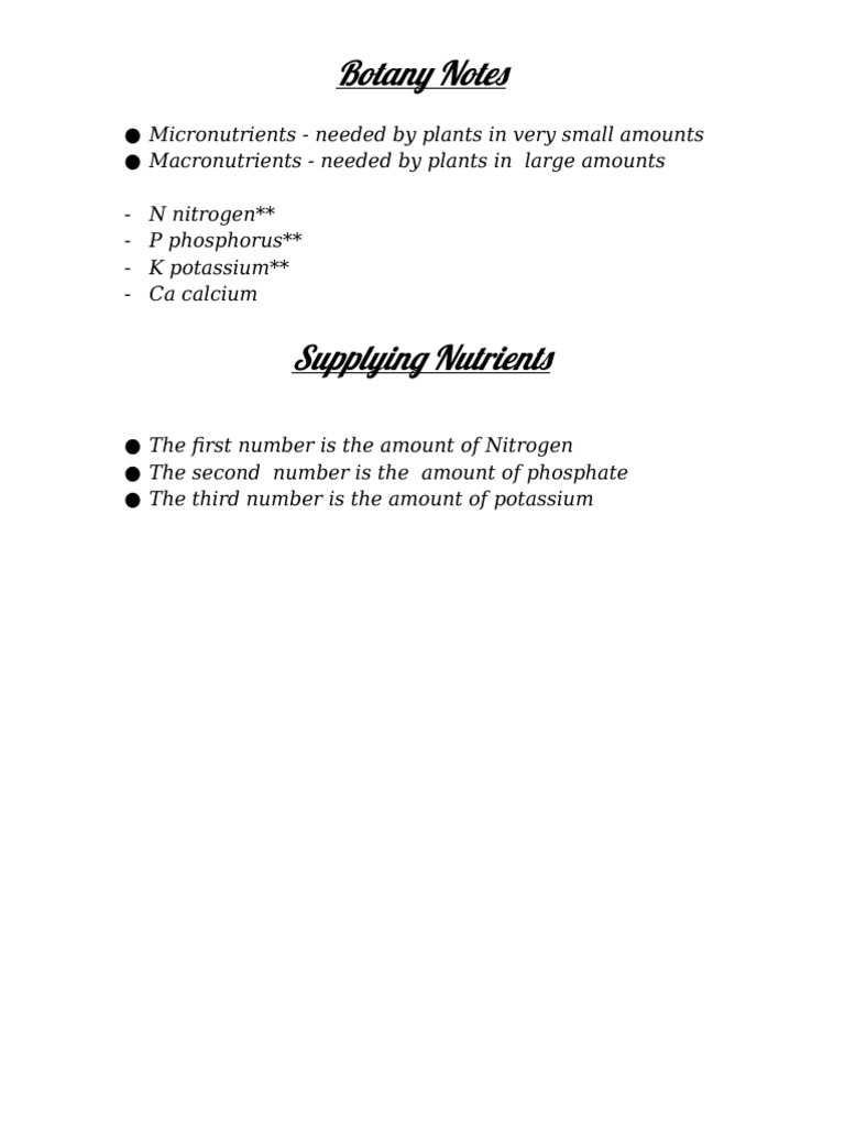 Botany - Plant Science | PDF