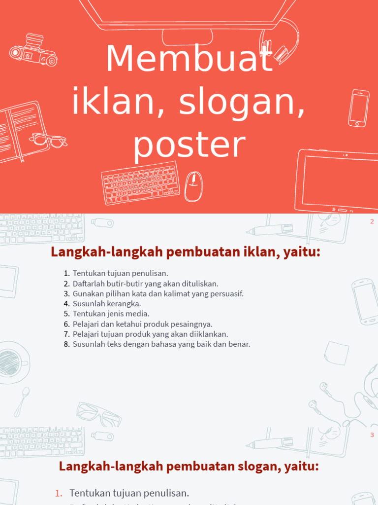 Menyajikan Iklan, slogan, poster | PDF