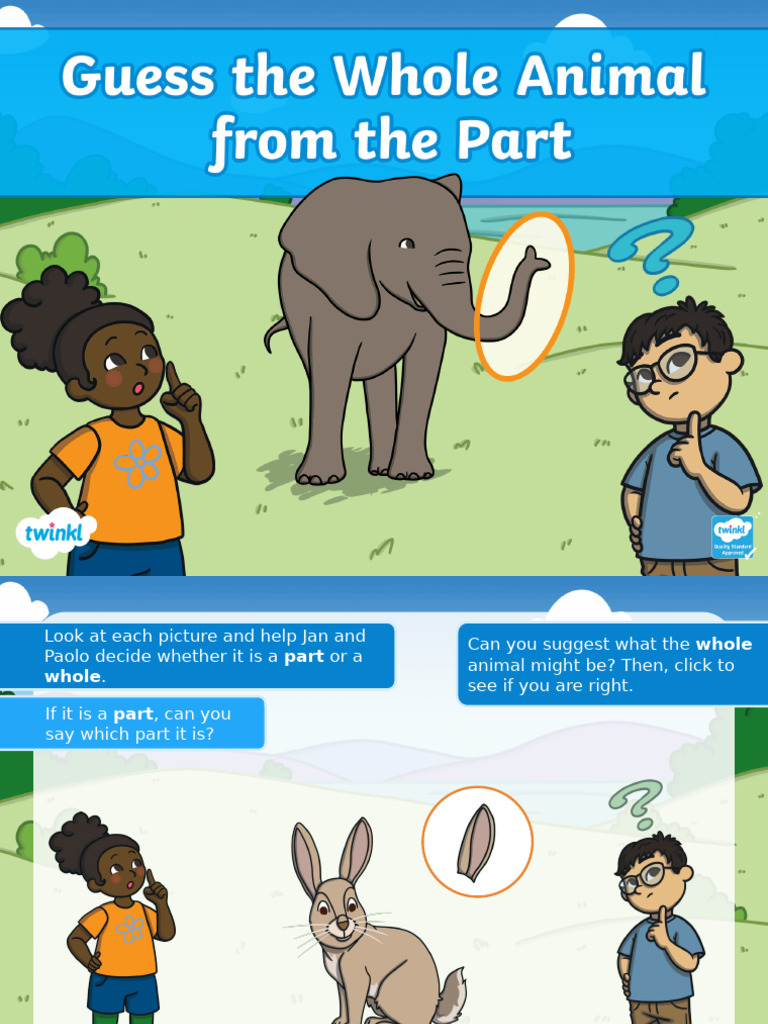 T M 1756130927 Guess The Whole Animal From The Part Powerpoint Ver 2 ...
