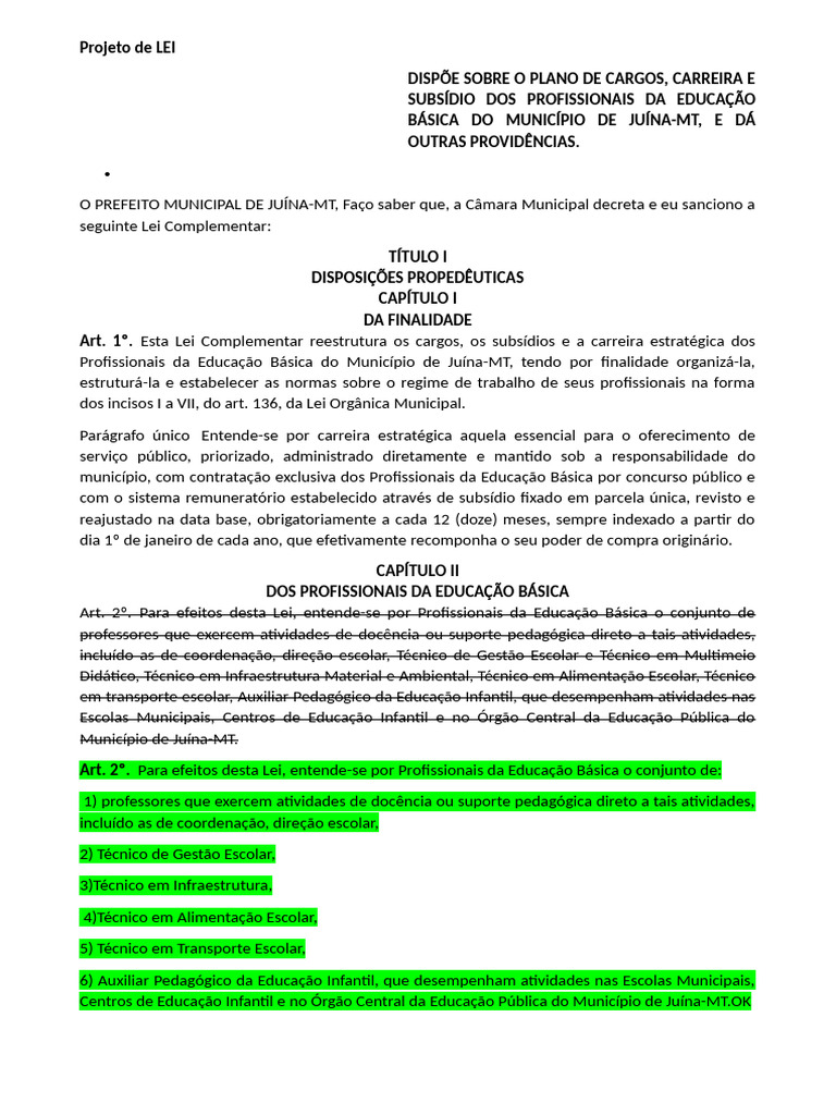 Alterações Feitas 12 de Agosto de 2025[1] | PDF | Diploma acadêmico ...