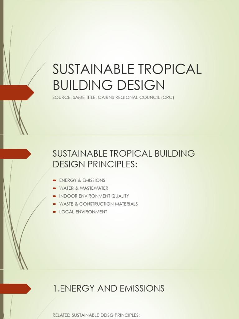 Energy Efficiency in Tropical Design | PDF | Stormwater | Polyvinyl ...