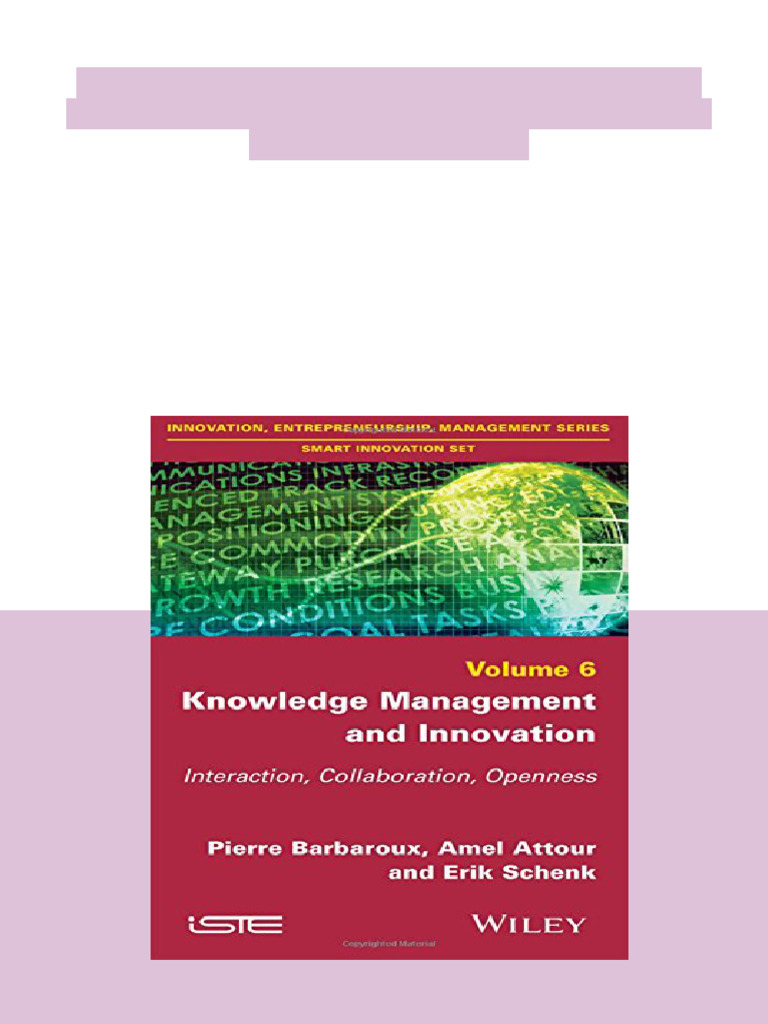 Knowledge Management and Innovation Interaction Collaboration Openness ...