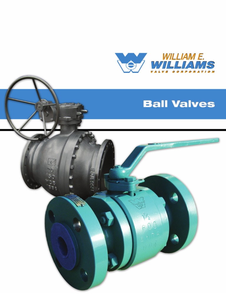 Williams - Válvulas Tipo Bola API 608 API 6d | PDF | Valve | Building Engineering