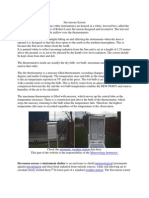 Features and Uses of Stevenson Screen | PDF
