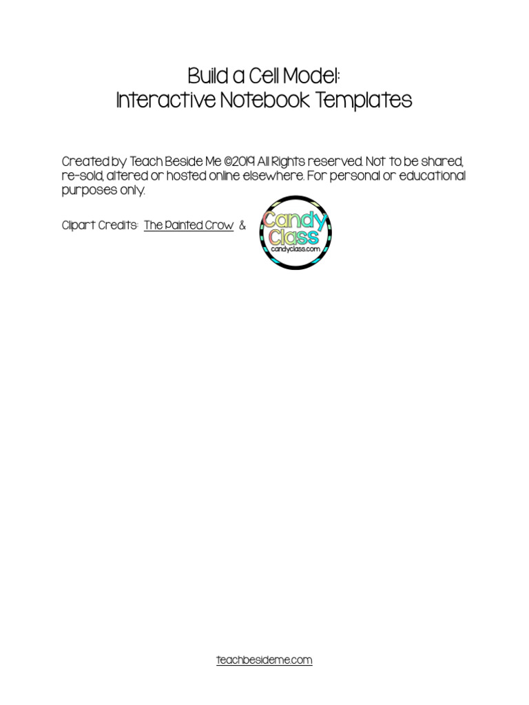Build A Cell Interactive Notebook | PDF | Cytoplasm | Vacuole