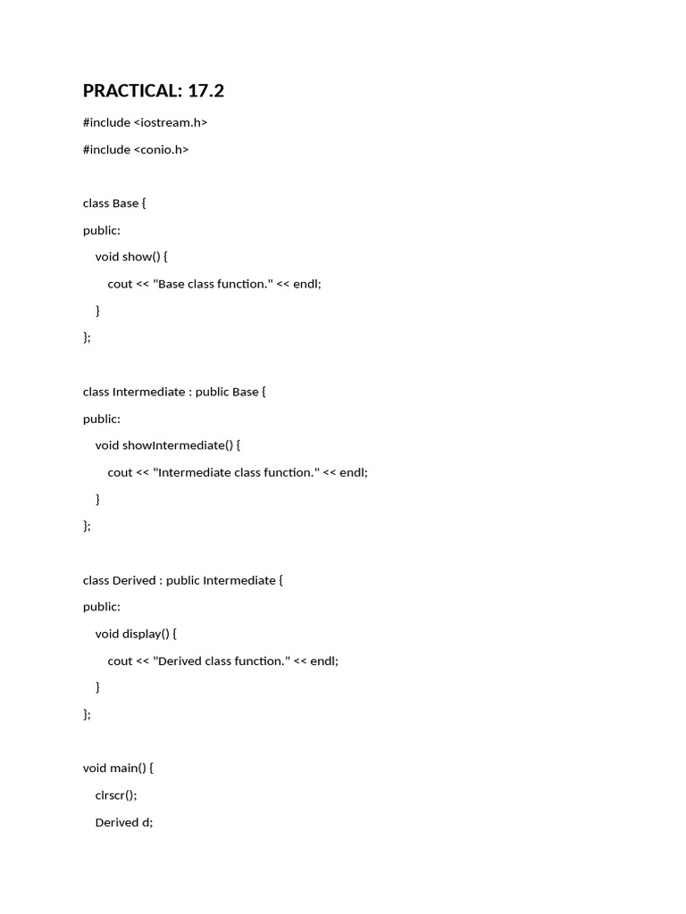 Oop Practical 17.2 | PDF