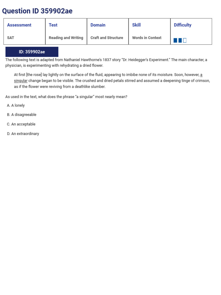 SAT Reading and Writing Practice Questions | PDF | Sat | Maize