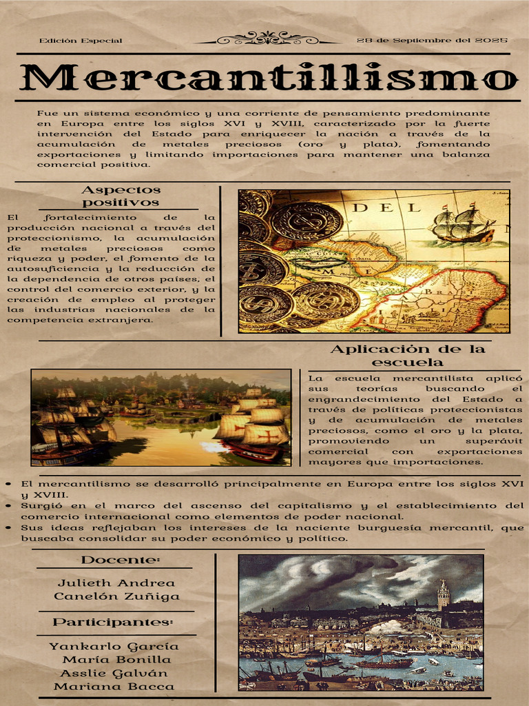 Mercantillismo Infografia | PDF