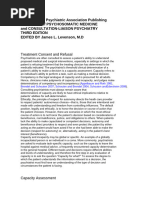 Appelbaum Criteria for Patient Capacity | PDF | Dementia | Medical ...