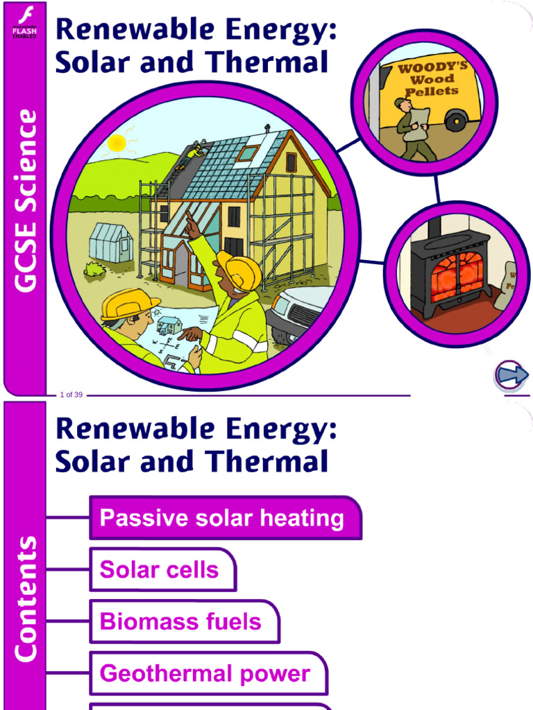 Renewable Energy - Solar and Thermal | PDF | Biofuel | Solar Energy