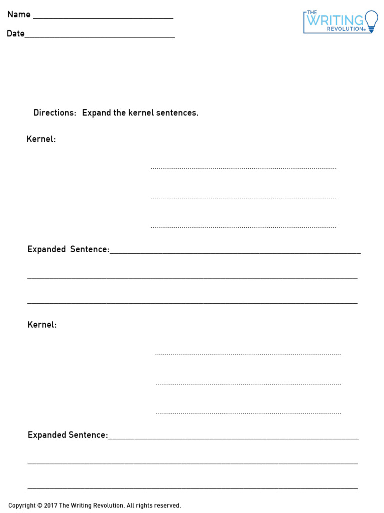 Spring Sentence Expansion | PDF