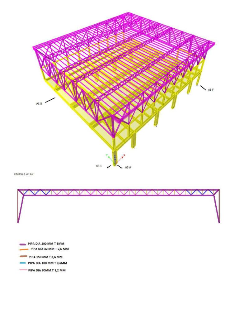 Struktur Atap Padel Court 7 Okt 2025 | PDF