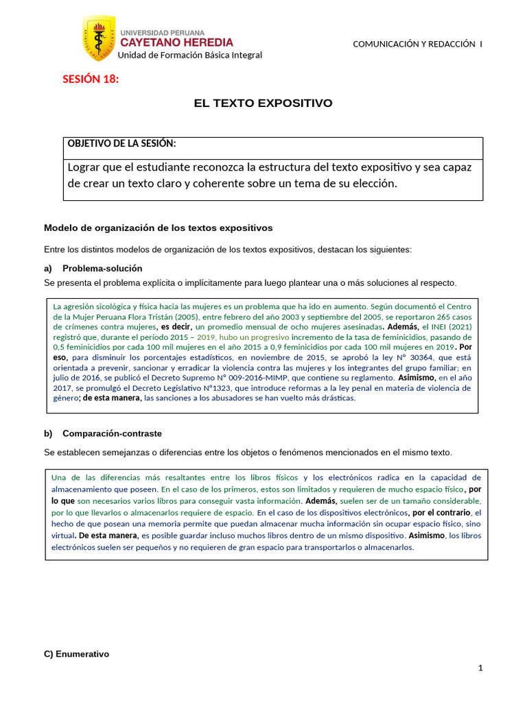 Estructura y Redacción de Textos Expositivos | PDF | Color | Perú