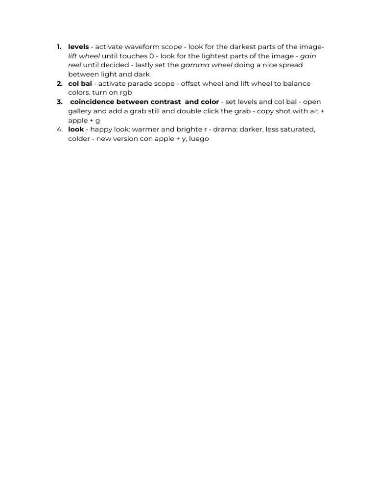 Da Vinci Resolve | PDF