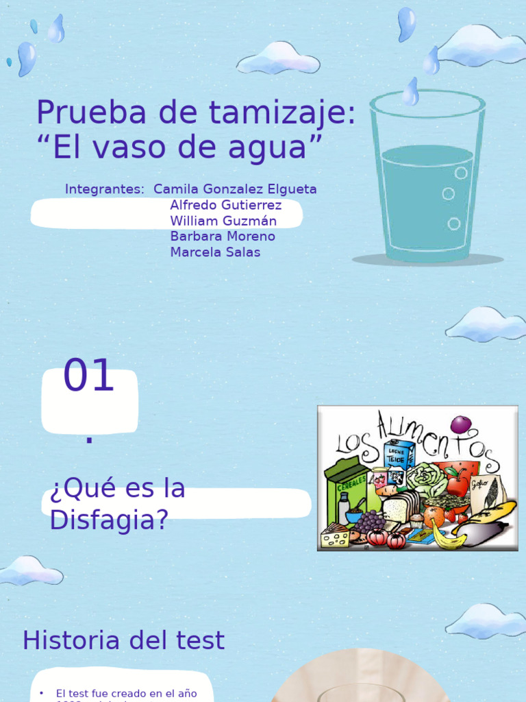 Test Del Vaso de Agua | PDF