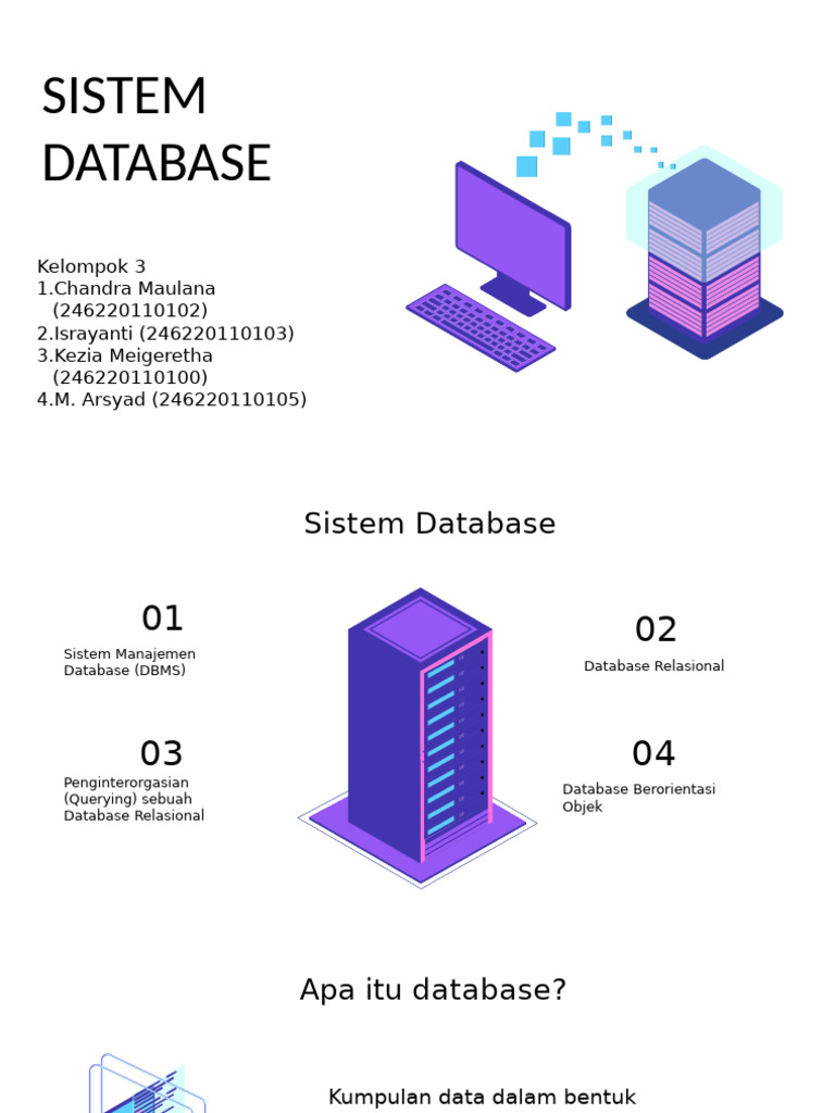 SISTEM INFORMASI AKUNTANSI Sistem Database | PDF