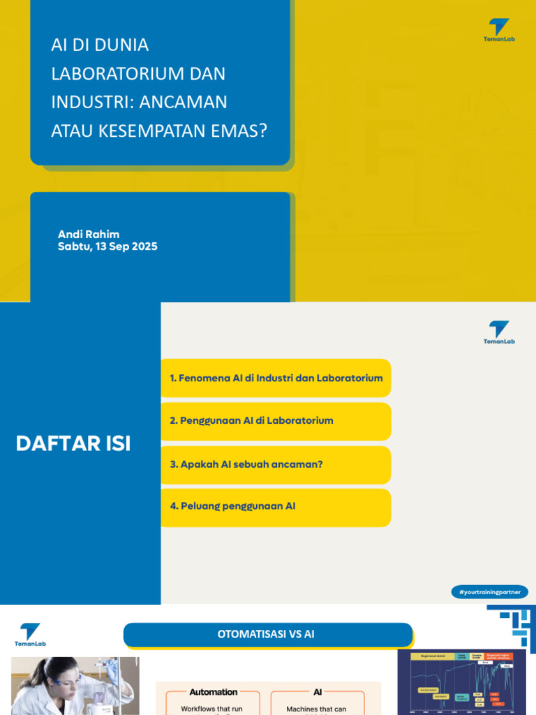 AI di Laboratorium: Peluang dan Tantangan | PDF