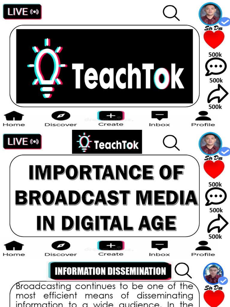 Imopotance of Broadcast Media in The Digital Age | PDF | Advertising ...