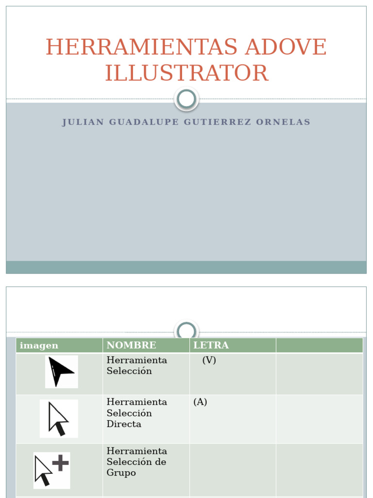 Herramientas Adove Illustrator | PDF