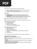 PACFA Ethical Standards for Counselling | PDF | Psychotherapy ...