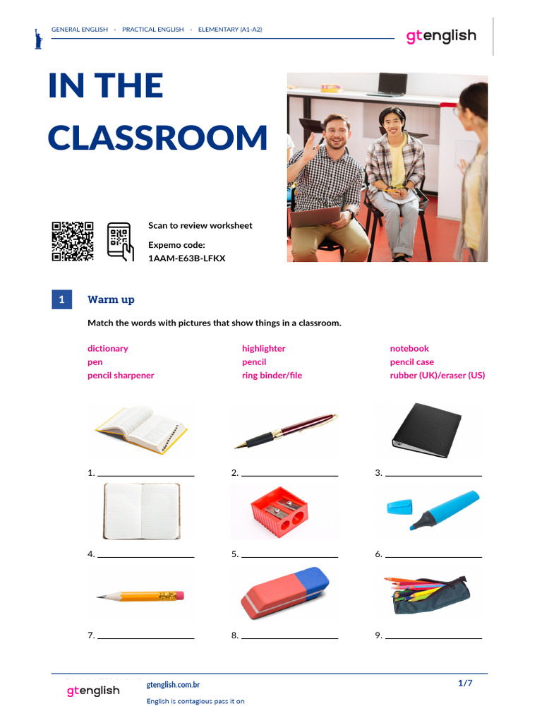 Classroom English for Beginners (A1-A2) | PDF