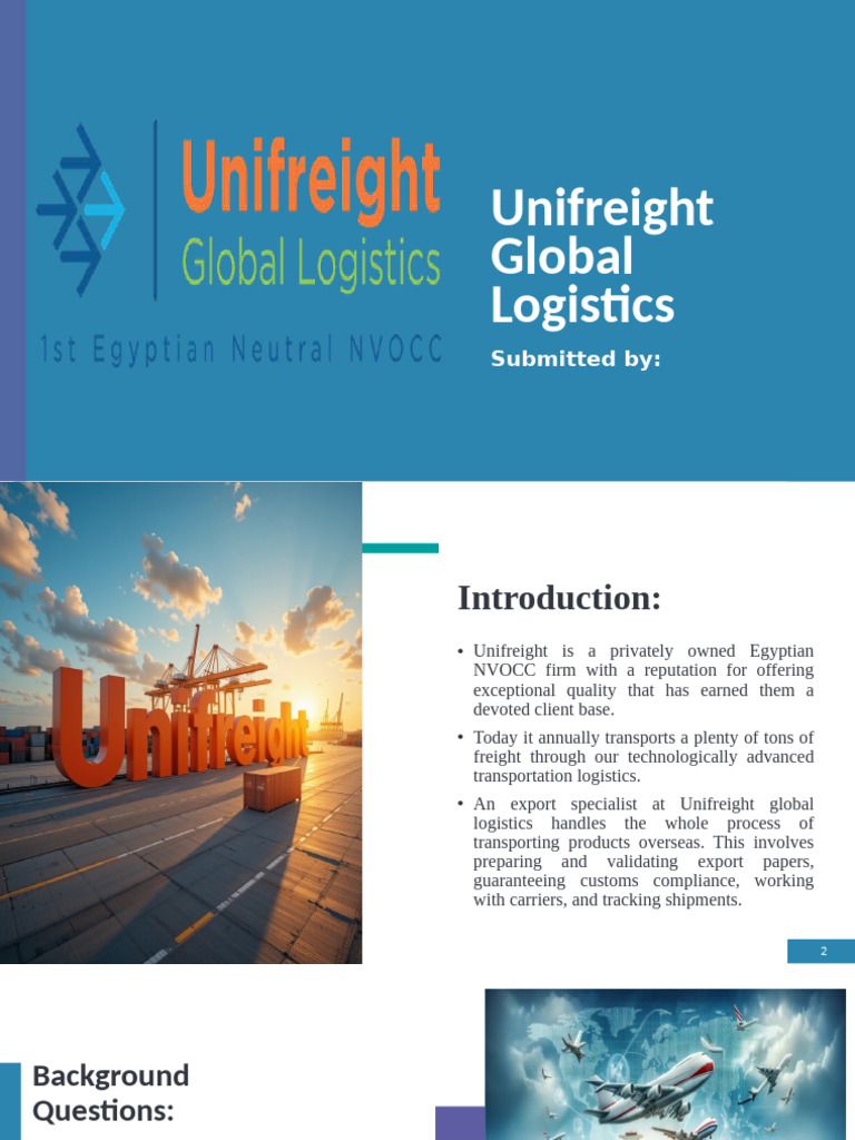 Unifreight: Expert Export Logistics Guide | PDF | Recruitment | Cargo