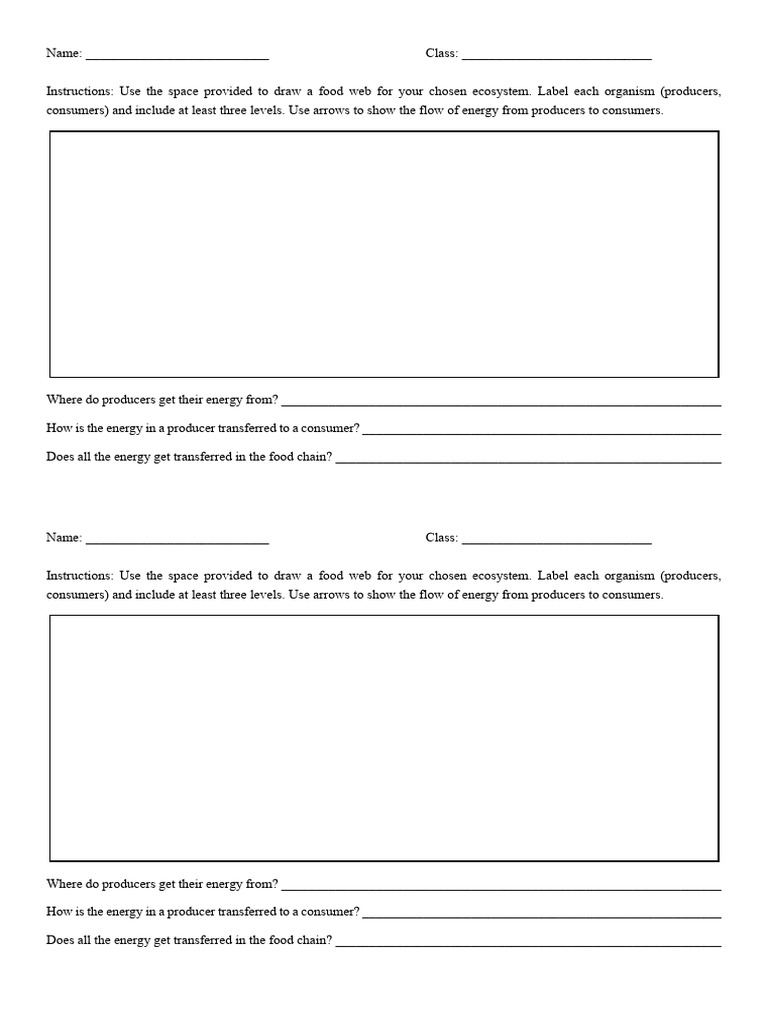 4 Energy Transfer Worksheet | PDF