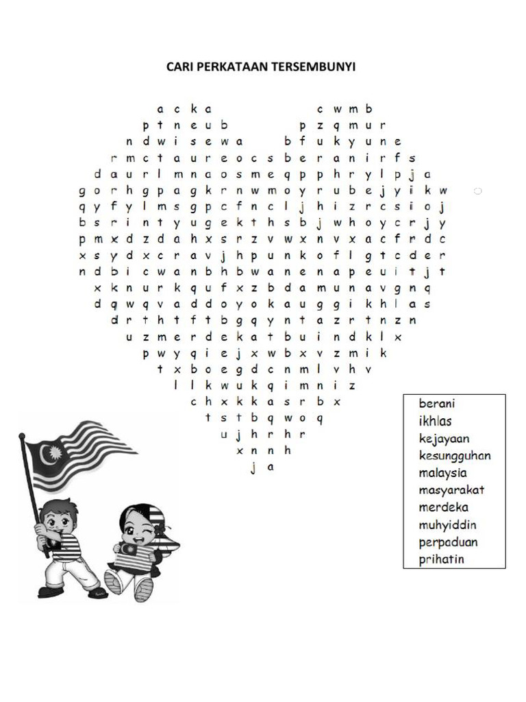 Cari Perkataan Merdeka | PDF