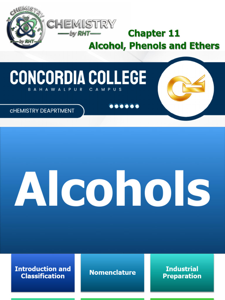 Chemistry Book 2 Chapter - 11 (Alcohol, Phenol, Ether) | PDF | Ether ...