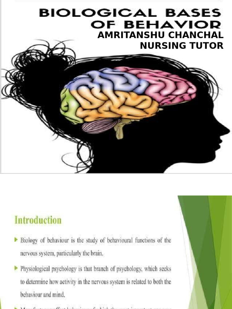 Biological Basis of Behaviour | PDF