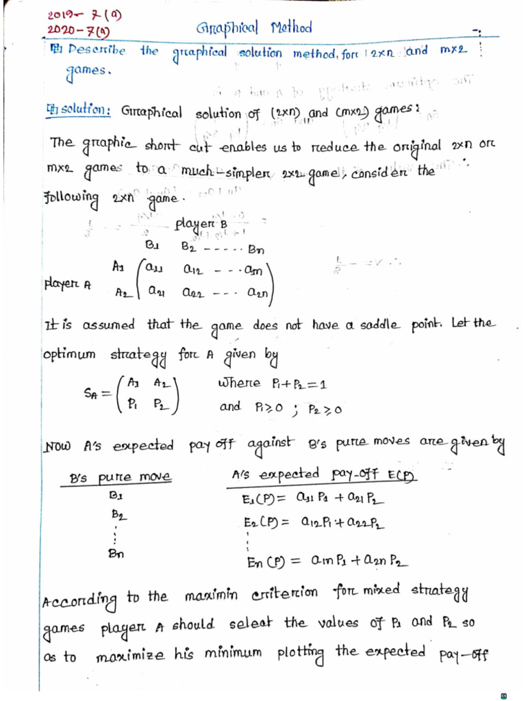 Graphical Method | PDF