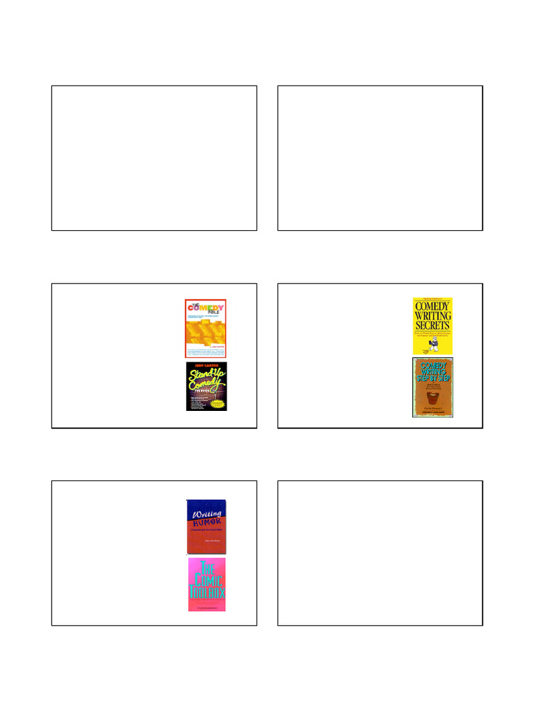 Microsoft PowerPoint - Humor6-25-5 - TC | PDF | Jokes | Comedy